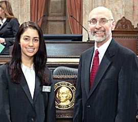 Kirkland student serves as legislative page for Rep. Springer ...