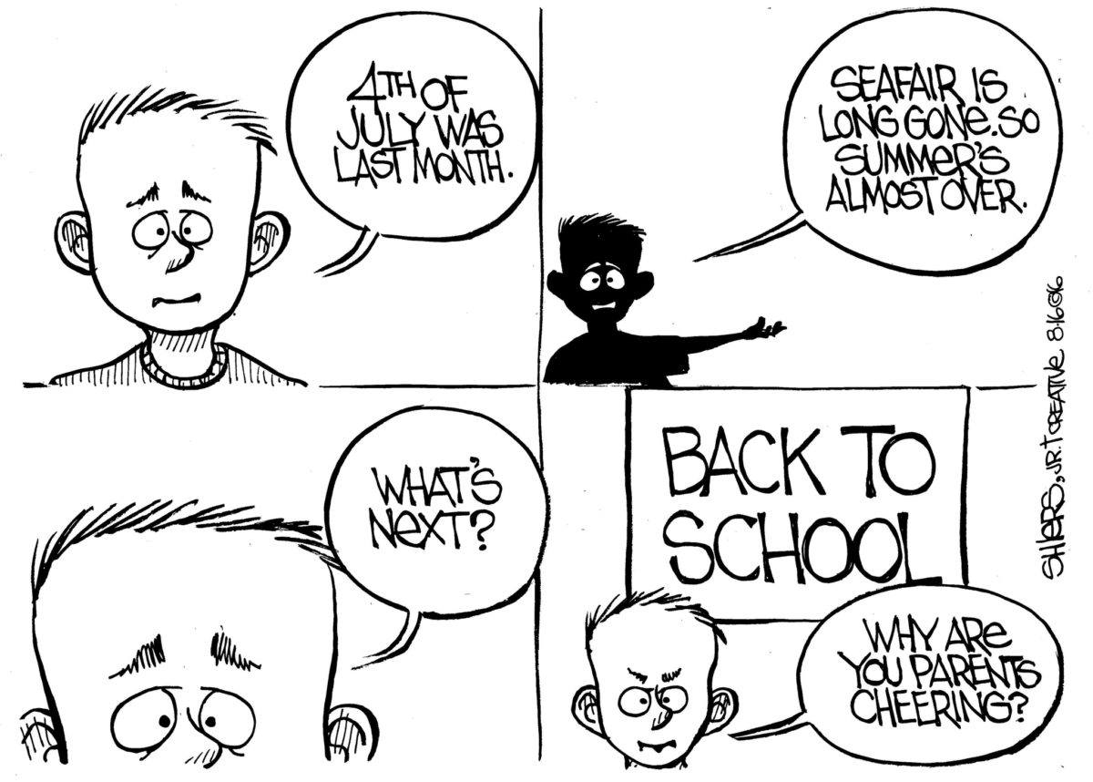 Why are you parents cheering? | Cartoon | Kirkland Reporter