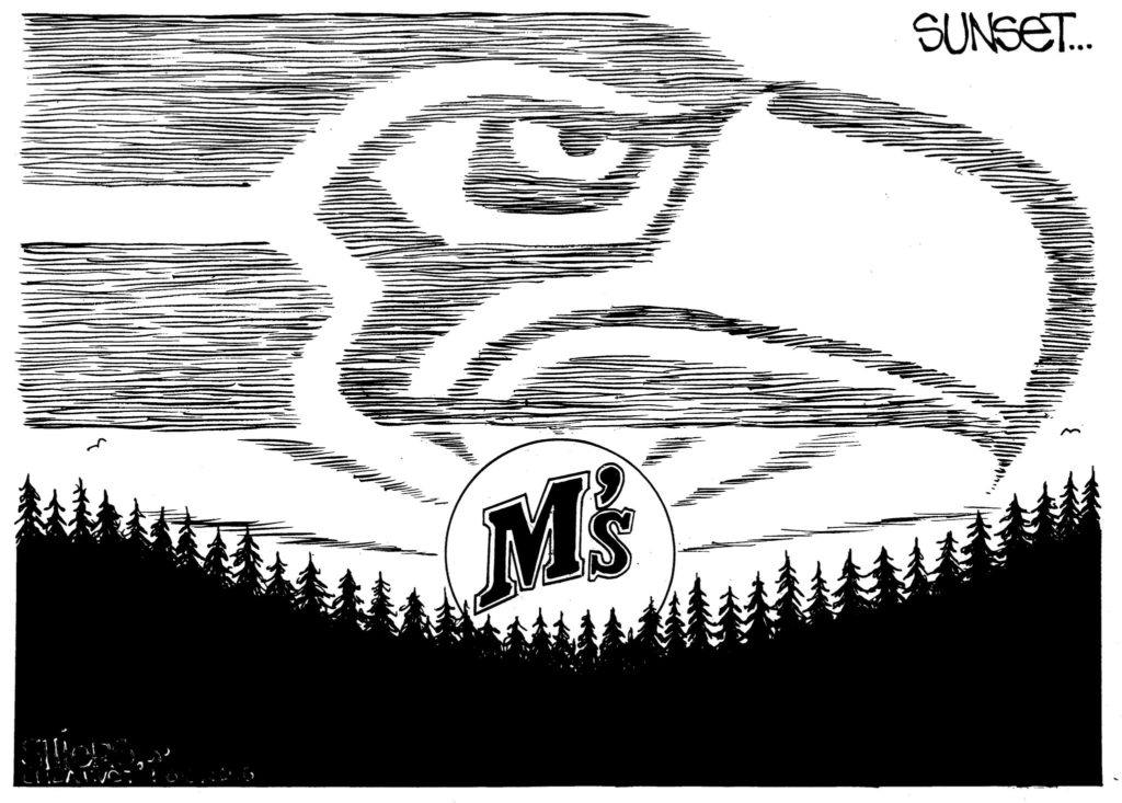 The sun is setting on the Mariners’ season | Cartoon | Kirkland Reporter