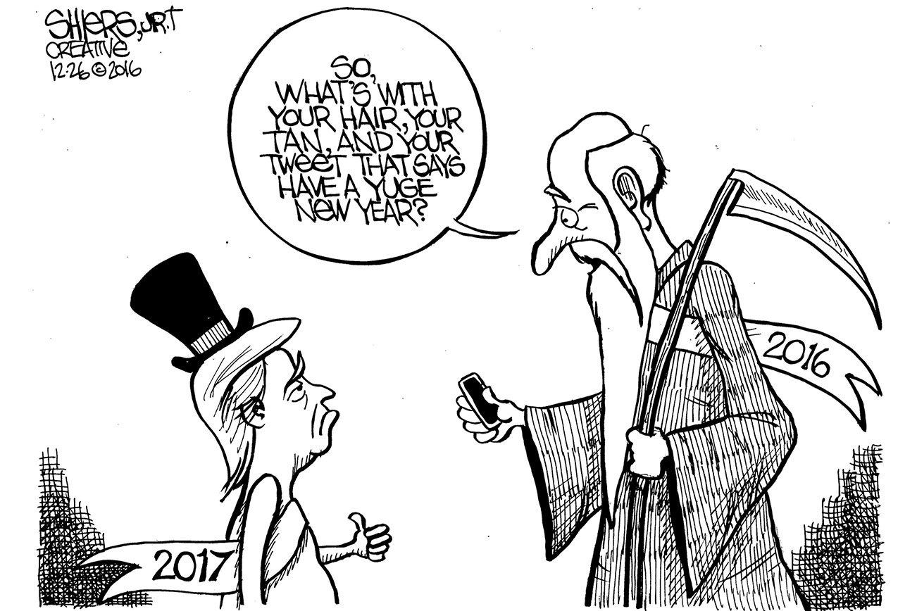 Have a yuge New Year | Cartoon | Kirkland Reporter