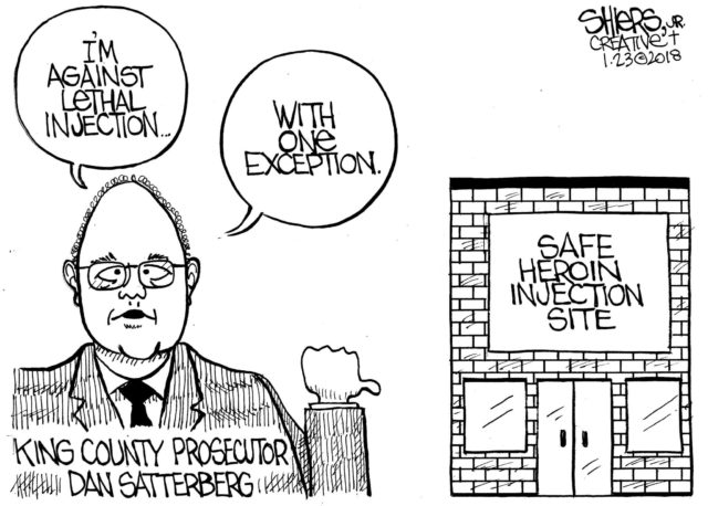 More than one type of lethal injection | Cartoon | Kirkland Reporter