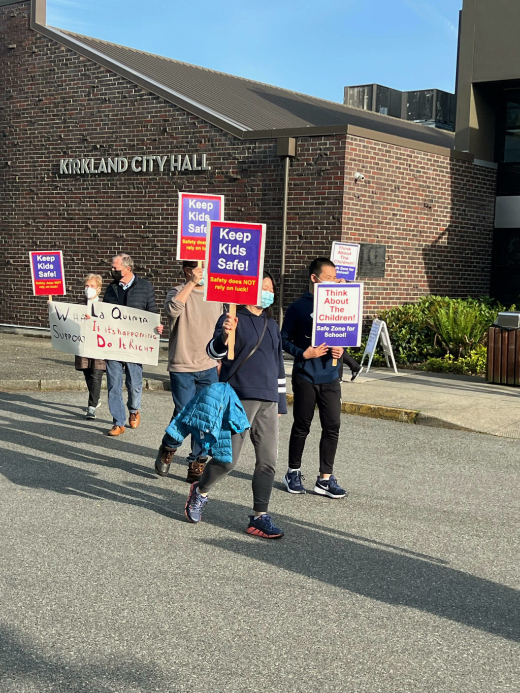 Parent-led group Keep Kids Safe protests facility for homeless in ...