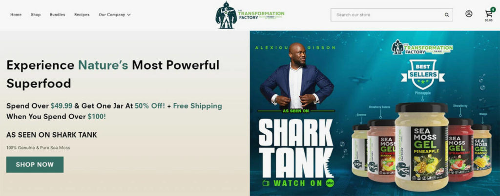 Sea Moss Gel by The Transformation Factory Review - Shark Tank & Alexiou Gibson | Kirkland Reporter