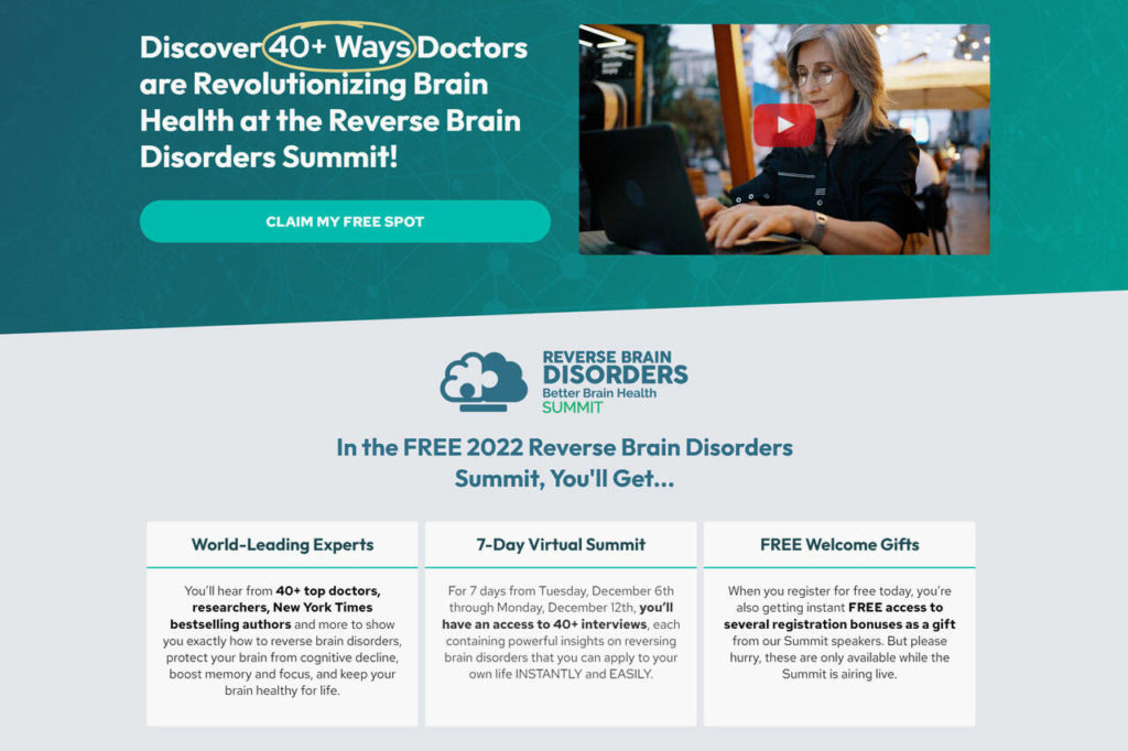 Reverse Brain Disorders Summit [Review] Better Brain Health Event ...