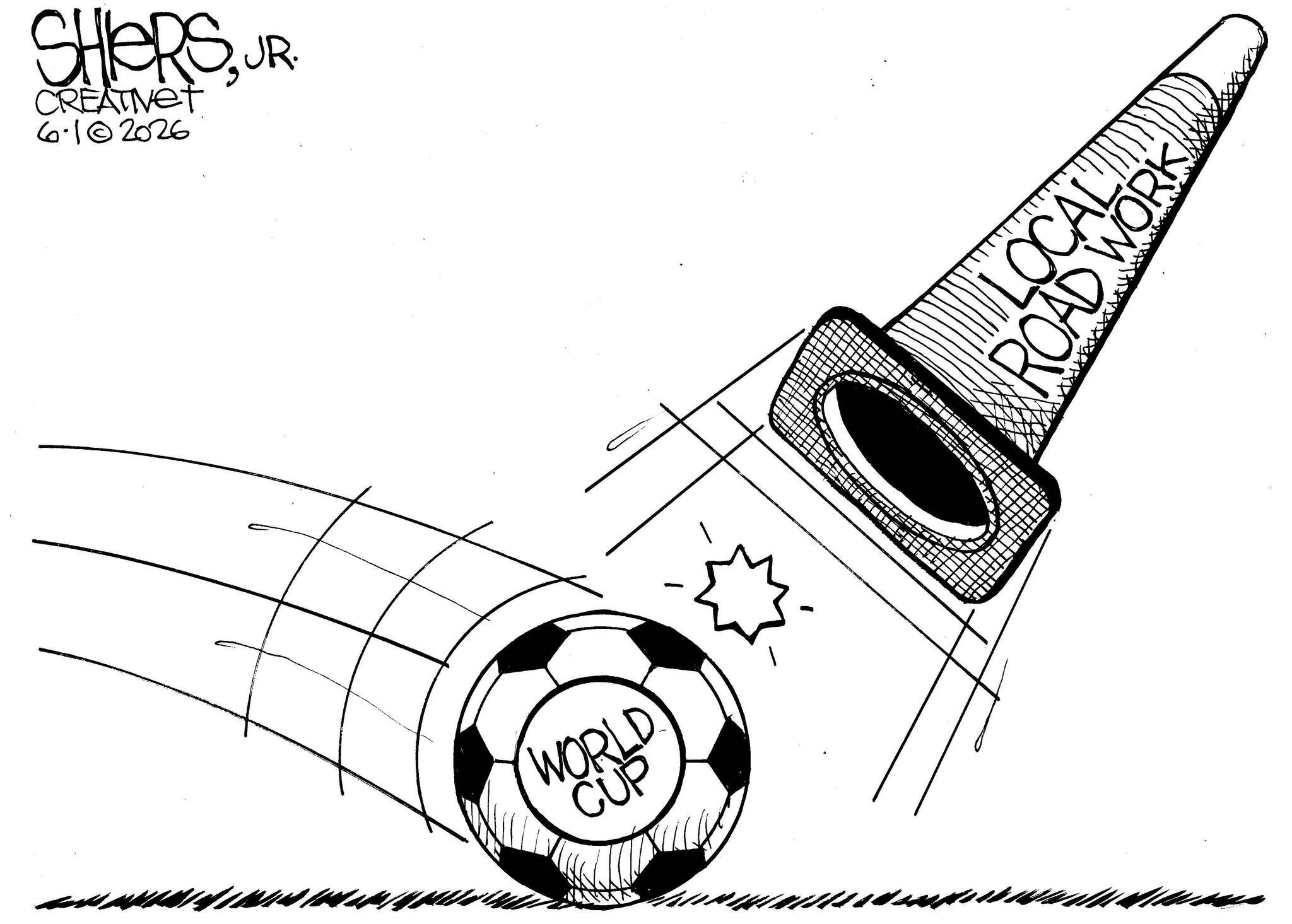 World Cup vs. Seattle area traffic | Cartoon by Frank Shiers | Kirkland ...